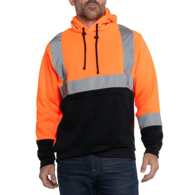 (取寄) アークティック クエスト ハイヴィシビリティ フリース ブーディ Arctic Quest High-Visibility Fleece Hoodie  Safety Orange
