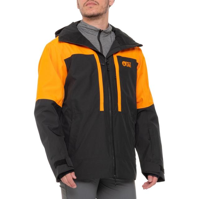 (取寄) ピクチャーオーガニック トラック スキー ジャケット - ウォータープルーフ, インサレーテッド Picture Organic Track Ski Jacket - Waterproof, Insulated  Carrot Black
