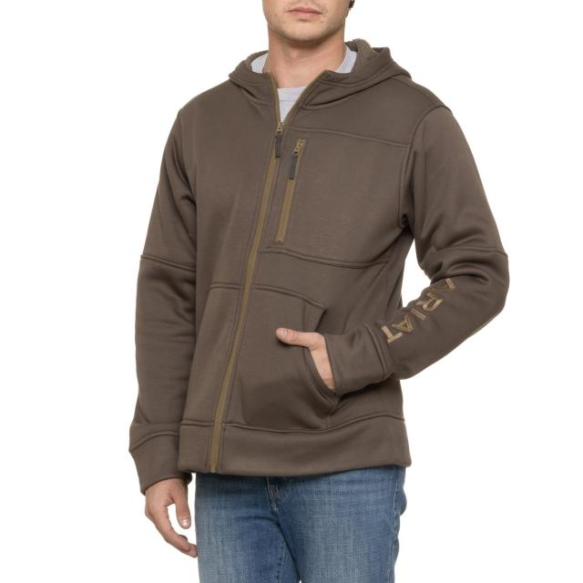 (取寄) アリアット テック フリース 2.0 ブーディ - フル ジップ Ariat Tek Fleece 2.0 Hoodie - Full Zip  Banyan Bark