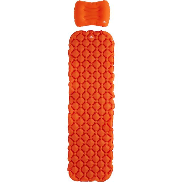 (取寄) ハイ シエラ スリーピング パッド ウィズ ピロー - インフレータブル High Sierra Sleeping Pad with Pillow - Inflatable  Orange