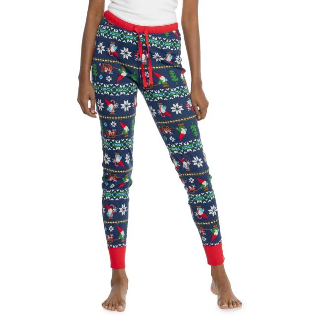 (取寄) ノーム スウィート ノーム ホリディ ロング ジョン パジャマ パンツ - オーガニック コットン Hanna Andersson Gnome Sweet Gnome Holiday Long John Pajama Pants - Organic Cotton  Gnome Print