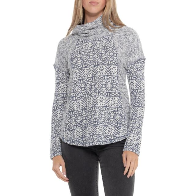 (取寄) ノースリバー ウェストン カウル ネック セーター North  Weston Cowl Neck Sweater  Indigo