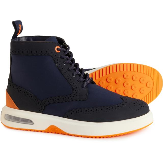 (取寄) スイムズ メンズ チャールズ ハイブリット ブーツ SWIMS men Charles Hybrid Boots (For Men)  Navy/Wht/Orange