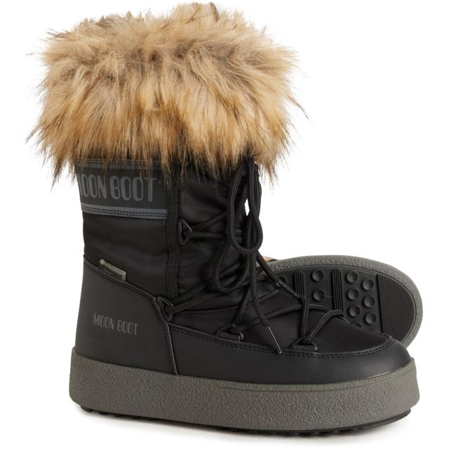 (取寄) レディース Lトラック モナコ ロウ ブーツ MOON BOOTS women Ltrack Monaco Low Boots (For Women)  001-Black