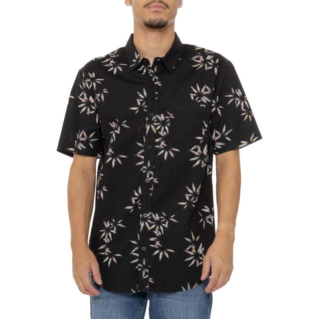 (取寄) ビラボン チェイス シャツ - ショート スリーブ Billabong Chase Shirt - Short Sleeve  Black