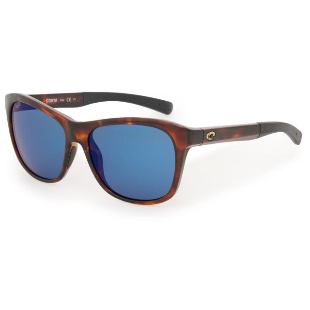 (取寄) コスタ ヴェラ サングラス - ポーラライズド ミラー 580P レンジズ Costa Vela Sunglasses - Polarized Mirror 580P Lenses  Shiny Tortoise/Blue Mirror
