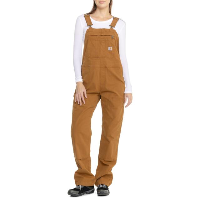 (取寄) カーハート 102438 ラギッド フレックス ルーズ フィット ビブ オーバーオール Carhartt 102438 Rugged Flex Loose Fit Bib Overalls Carhartt Brown