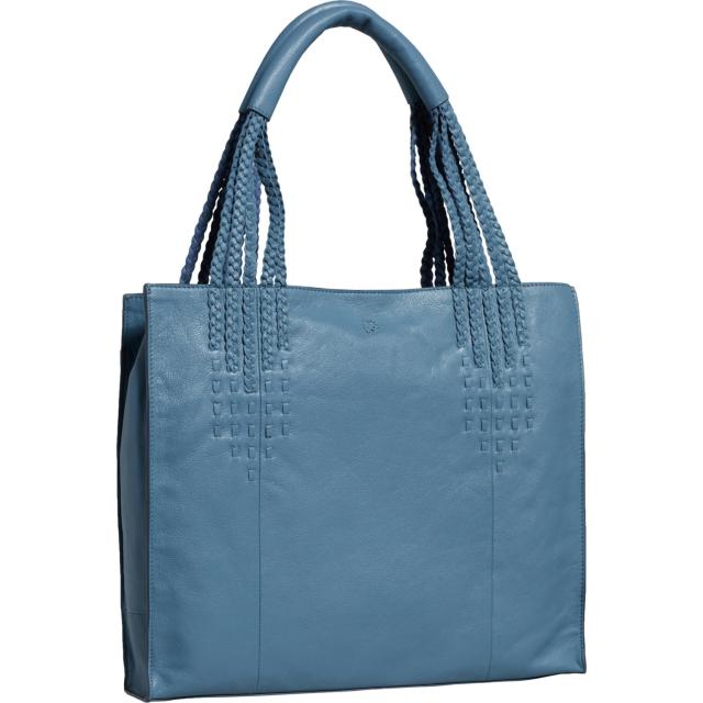 (取寄) ラッキーブランド ミナ トート バッグ - レザー Lucky Brand Mina Tote Bag - Leather Coronet Blue