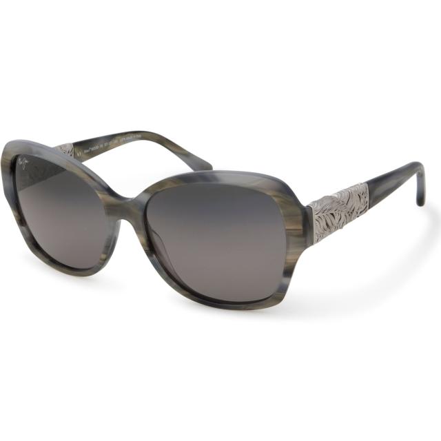 (取寄) マウイ ジム メイド イン イタリー パーム サングラス - ポーラライズド MAUI JIM Made in Italy Swaying Palms Sunglasses - Polarized  Grey/Grey/Grey