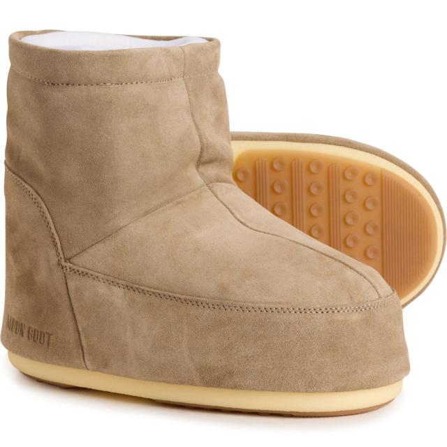 (取寄) レディース メイド イン ヨーロッパ アイコン ロウ ブーツ MOON BOOTS women Made in Europe Icon Nolace Low Boots (For Women)  L003-Sand