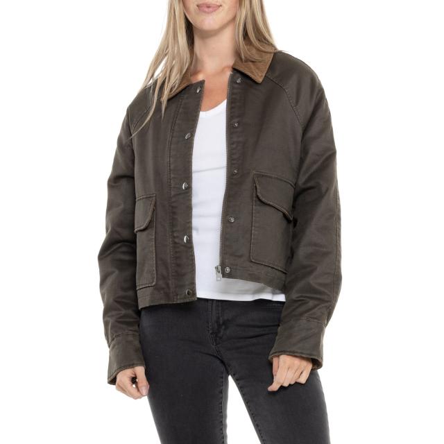 (取寄) ライトウェイト バーン ジャケット - インサレーテッド Greige Lightweight Barn Jacket - Insulated  Wren Combo