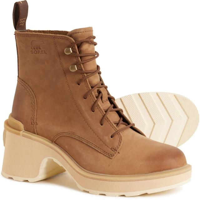 (取寄) ソレル レディース ハイ-ライン ヒール レース ブーツ Sorel women Hi-Line Heel Lace Boots (For Women) Umber/ Ceramic