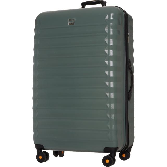 (取寄) 31” トレッドライト スピナー スーツケース - ハードサイド, エクスパンダブル, オリーブ Lucas 31” Treadlight Spinner Suitcase - Hardside, Expandable, Olive  Olive