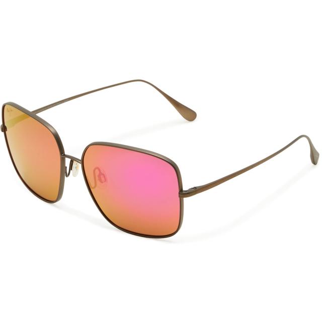 (取寄) マウイ ジム メイド イン ジャパン トリトン サングラス - ポーラライズド ミラー レンジズ MAUI JIM Made in Japan Triton Sunglasses - Polarized Mirror Lenses  Grey Sunrise