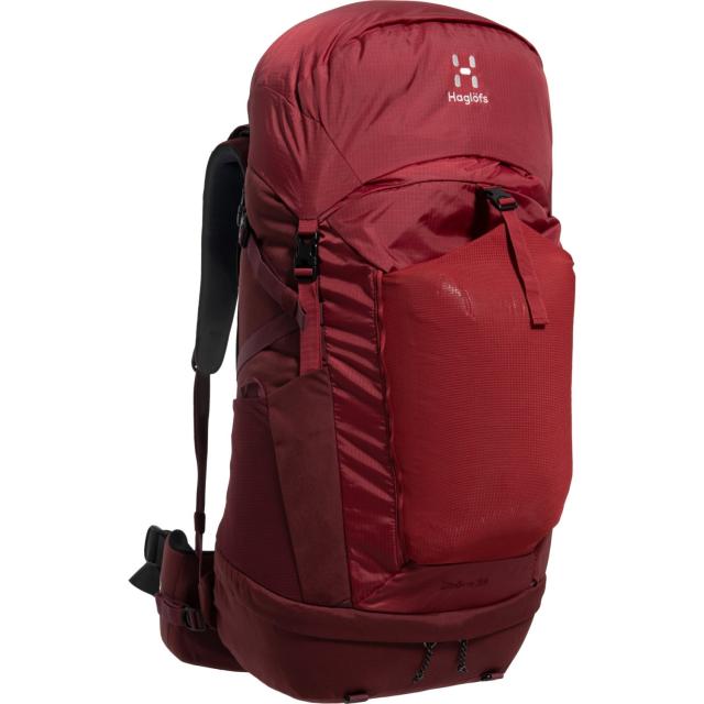 (取寄) ホグロフス ストロヴァ 65 エル バックパック Haglofs Strova 65 L Backpack  Brick Red/Light Maroon Red