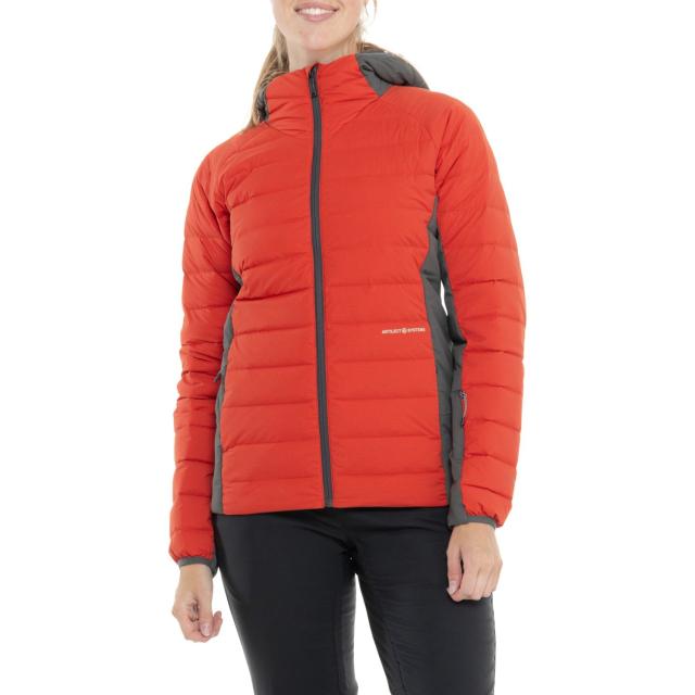 (取寄) アーティレクト ディバイド フュージョン ストレッチ ダウン フーデット ジャケット - 700 フィル パワー ARTILECT Divide Fusion Stretch Down Hooded Jacket - 700 Fill Power  Ember/Ash