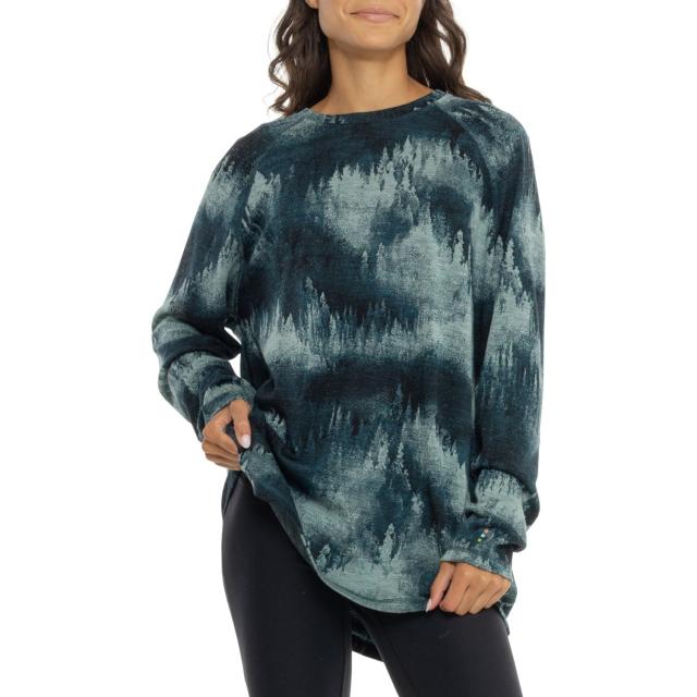 (取寄) スマートウール クラシック サーマル ベース レイヤー トップ - メリノ ウール, ロング スリーブ SmartWool Classic Thermal Base Layer Top - Merino Wool, Long Sleeve Bl Twilight Foggy Pines