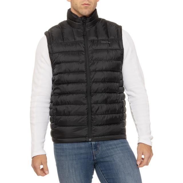 (取寄) ランズエンド パッカブル パファー ベスト - インサレーテッド Lands' End Packable Puffer Vest - Insulated Black