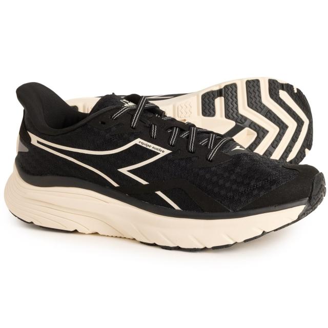 (取寄) ディアドラ メンズ エイキープ ニュークレオ ランニング シューズ Diadora men Equipe Nucleo Running Shoes (For Men)  Black/Whisper White