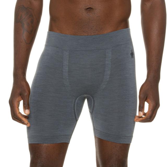 (取寄) スマートウール エブリデイ ボクサー ブリーフ - 6インチ, メリノ ウール SmartWool Everyday Boxer Briefs - 6”, Merino Wool Everyday Pewter Blue