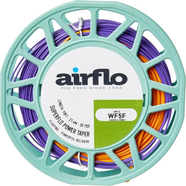 (取寄) エアフロ スーパーフロー パワー テイパー フレッシュウォーター フライ ライン - ウェイト フォワード Airflo Superflo Power Taper Freshwater Fly Line - Weight Forward  Sunburst/Purple