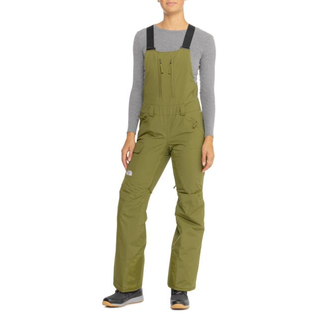 (取寄) ノースフェイス フリーダム ビブ スキー パンツ - ウォータープルーフ, インサレーテッド The North Face Freedom Bib Ski Pants - Waterproof, Insulated Forest Olive