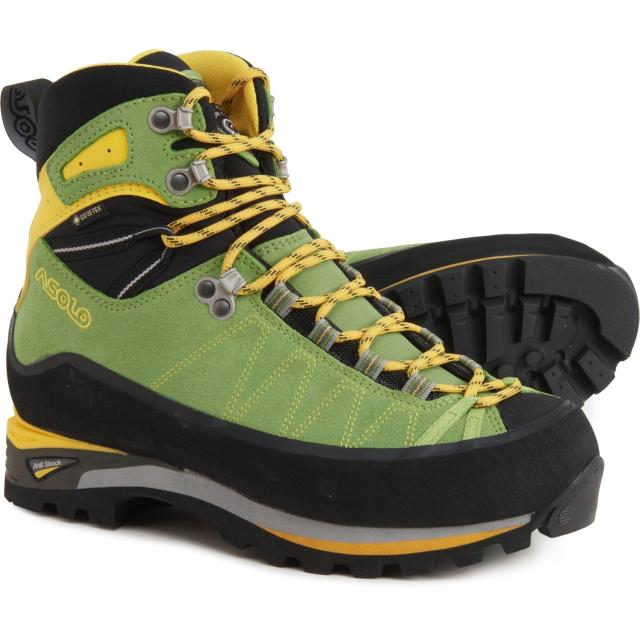 (取寄) アゾロ レディース エルブルス GV ml マウンテニアリング ゴア-テックス ブーツ Asolo women Elbrus GV ML Mountaineering Gore-Tex Boots (For Women)  Lime/Mimosa