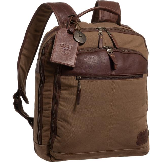 (取寄) コミューター コレクション バックパック - タバコ Will Leather Goods Commuter Collection Backpack - Tobacco  Tobacco
