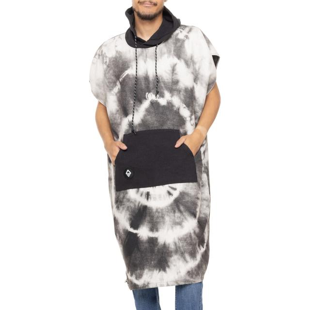 (取寄) ノマディックス チェンジング ポンチョ - ショート スリーブ Nomadix Changing Poncho - Short Sleeve  Tie Dye Black And White