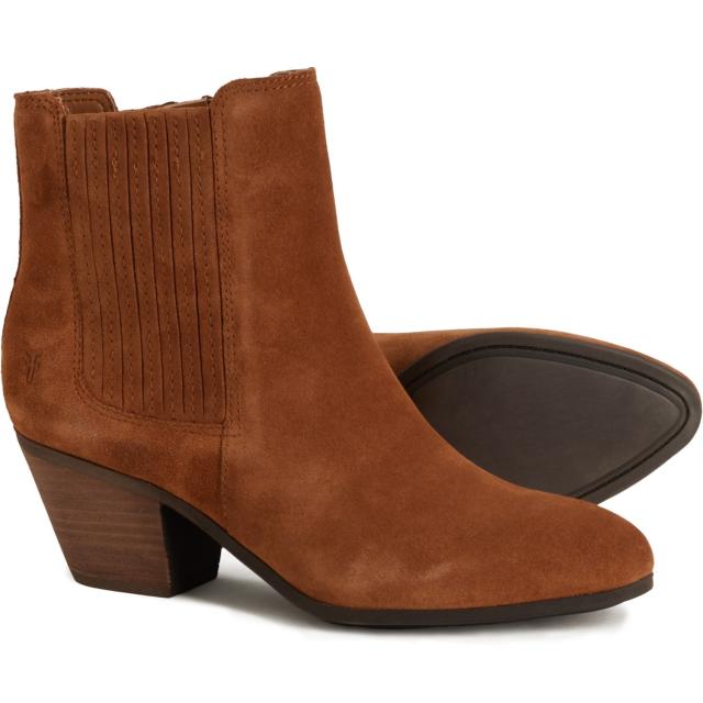 (取寄) フライ レディース サンドラ チェルシー ブーツ Frye women Sandra Chelsea Boots (For Women)  Cognac