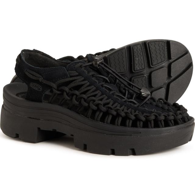 (取寄) キーン レディース ユニーク PLT スニーカー Keen women Uneek PLT Sneakers (For Women)  Black/Black