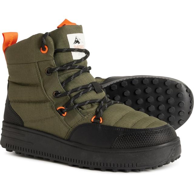 (取寄) スイムズ メンズ スノー ランナー ミッド スノー ブーツ SWIMS men  Runner Mid  Boots (For Men)  Olive /Black