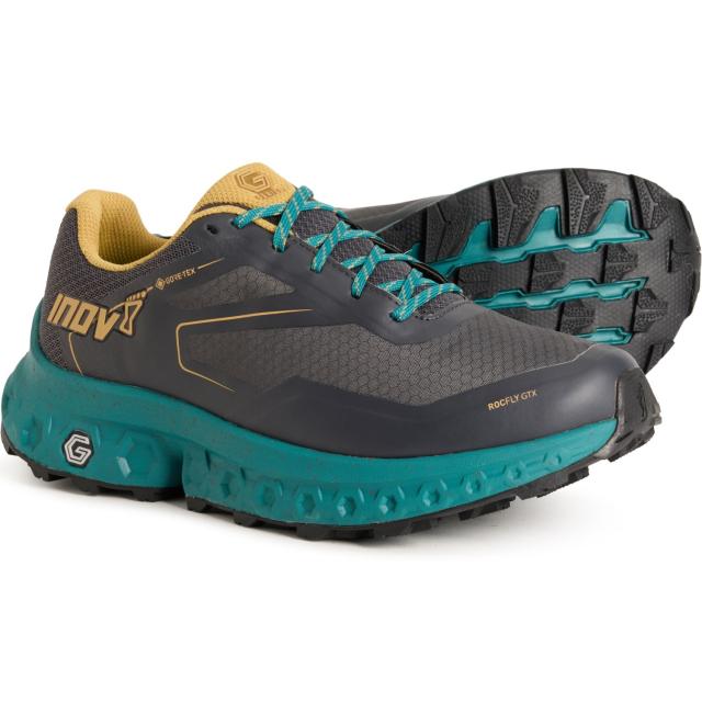 (取寄) イノヴェイト レディース ロクフライ g 350 ゴア-テックス ハイキング シューズ Inov-8 women Rocfly G 350 Gore-Tex Hiking Shoes (For Women)  Slategrey/Teal