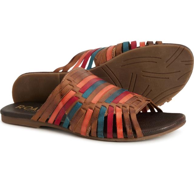 (取寄) ローン バイ ベッド ステュー レディース マリリー スライド サンダル ROAN BY BED STU women Marilee Slide Sandals (For Women)  Gmn Tan Multi