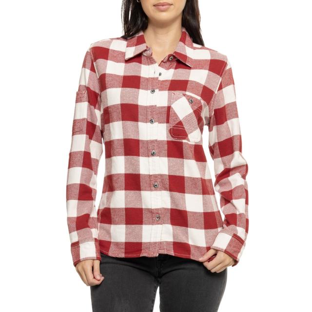 (取寄) ダブテイル ワークウェア ギブンズ ワーク シャツ - ロング スリーブ DOVETAIL WORKWEAR Givens Work Shirt - Long Sleeve  Currant/Cream Chunky Buffalo