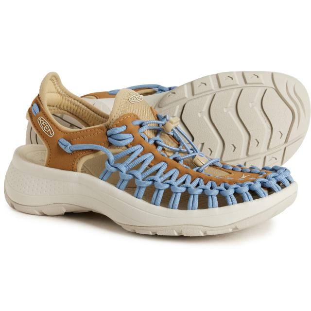 (取寄) キーン レディース ユニーク アストリア スポーツ サンダル Keen women Uneek Astoria Sport Sandals (For Women)  Chipmunk/Faded Denim