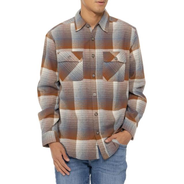(取寄) ダコタグリズリー ターク プレイド フランネル シャツ - ロング スリーブ Dakota Grizzly Turk Plaid Flannel Shirt - Long Sleeve  Rusty Nail