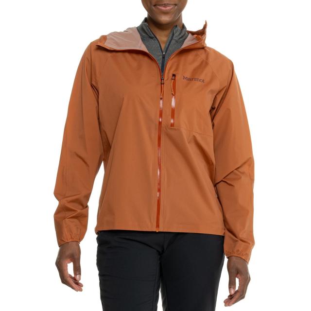 (取寄) マーモット スーパーアロイ バイオ レイン ジャケット - ウォータープルーフ Marmot Superalloy Bio Rain Jacket - Waterproof Auburn