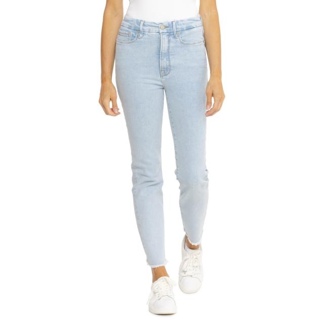 (取寄) グッドアメリカン グッド クラシック スリム ストレート ジーンズ GOOD AMERICAN Good Classic Slim Straight Jeans  Indigo