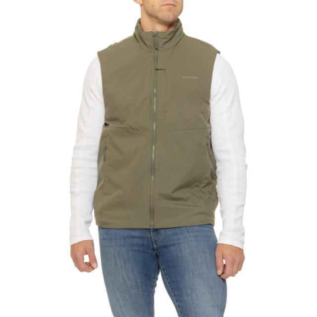 (取寄) ランズエンド ベスト - インサレーテッド Lands' End Air-Filled Vest - Insulated Olive