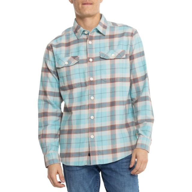 (取寄) クイックシルバー ウォーターマン ドーン パトロール フランネル シャツ - ロング スリーブ Quiksilver Waterman Dawn Patrol Flannel Shirt - Long Sleeve  Reef Waters