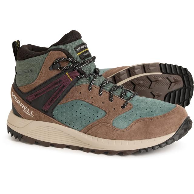 (取寄) メレル メンズ ワイルドクロスウッド ミッド ハイキング ブーツ Merrell men Wildwood Mid Hiking Boots (For Men)  Forest