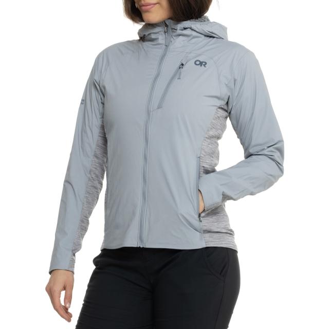 (取寄) アウトドア リサーチ デビエーター フーデット ジャケット Outdoor Research Deviator Hooded Jacket  Slate/Grey Heather