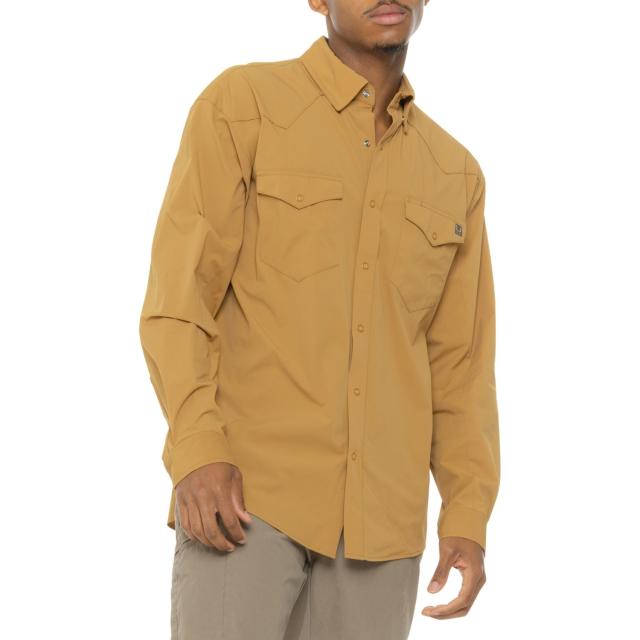 (取寄) ハック ダイヤモンド バック シャツ - ロング スリーブ Huk Diamond Back Shirt - Long Sleeve  Sand Piper