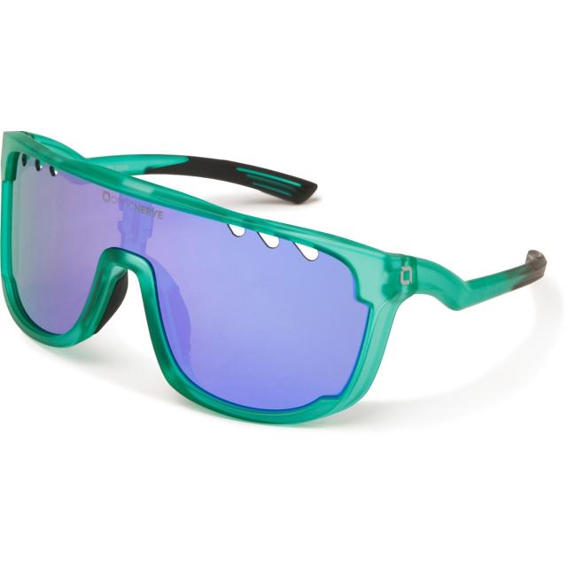 (取寄) オプティックナーヴ サングラス - ミラー レンズ Optic Nerve FixieSauce Sunglasses - Mirror Lens  Crystal Turquoise/Smoke/Purple Mirror