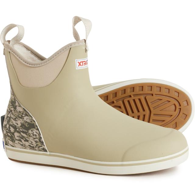 (取寄) エクストラタフ レディース 6インチ トローリング パック アンクル デック ブーツ XTRATUF women 6” Trolling Pack Ankle Deck Boots (For Women)  Grey