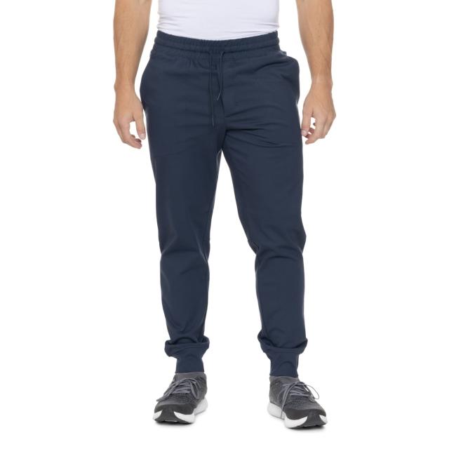 (取寄) アシックス ブラッシュド-バック ニット ジョガーズ ASICS Brushed-Back Knit Joggers  Blue Night