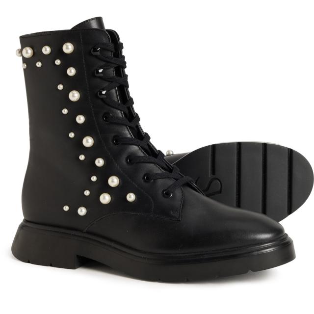 (取寄) スチュアート ワイツマン レディース パール ブーティ Stuart Weitzman women Mcknzee Pearl Booties (For Women)  Black