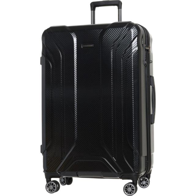 (取寄) ブルックストーン 29インチ キーン スピナー スーツケース - ハードサイド, エクスパンダブル, ブラック Brookstone 29” Keane Spinner Suitcase - Hardside, Expandable, Black  Black