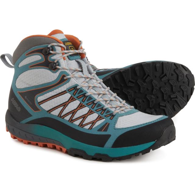 (取寄) アゾロ レディース グリッド GV ゴア-テックス ml ミッド ハイキング シューズ Asolo women Grid GV Gore-Tex ML Mid Hiking Shoes (For Women)  Sky Grey/North Sea